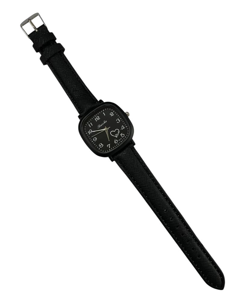 Black Square Face Watch – StylePhase SA