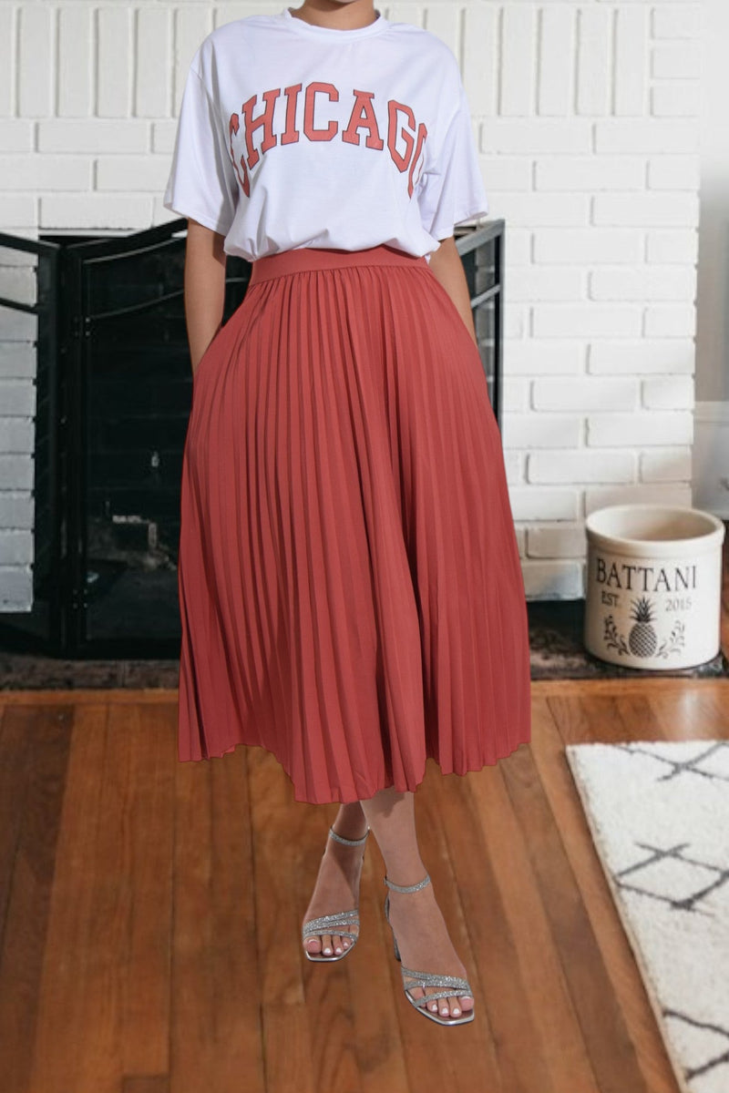 Chicago Mink Pleated Two Piece Set – StylePhase SA