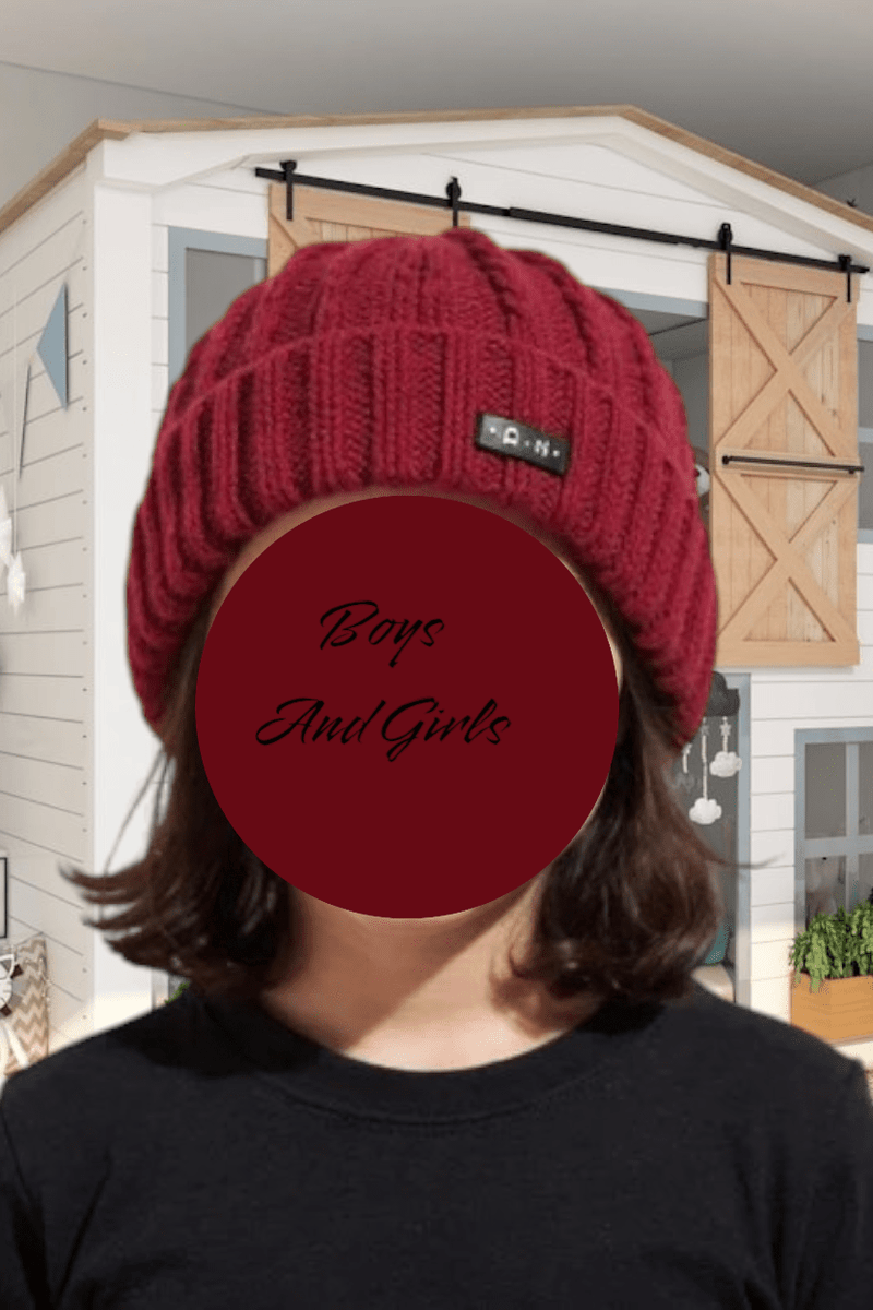 Kids Maroon Beanie – StylePhase SA