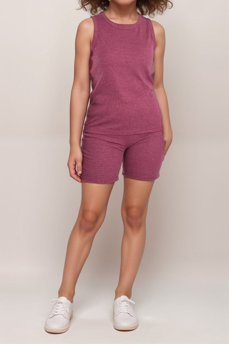 Kids Maroon Knit Two Piece Set – StylePhase SA